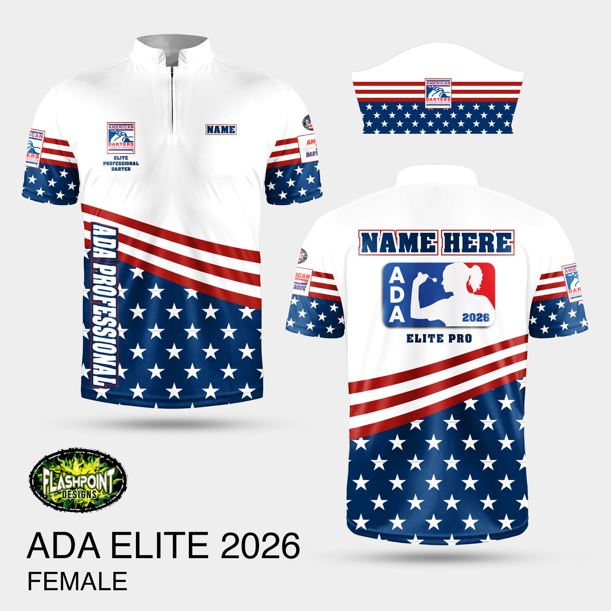ADA Elite 2026 - Women's - Personalized – FLASHPOINT DESIGNS