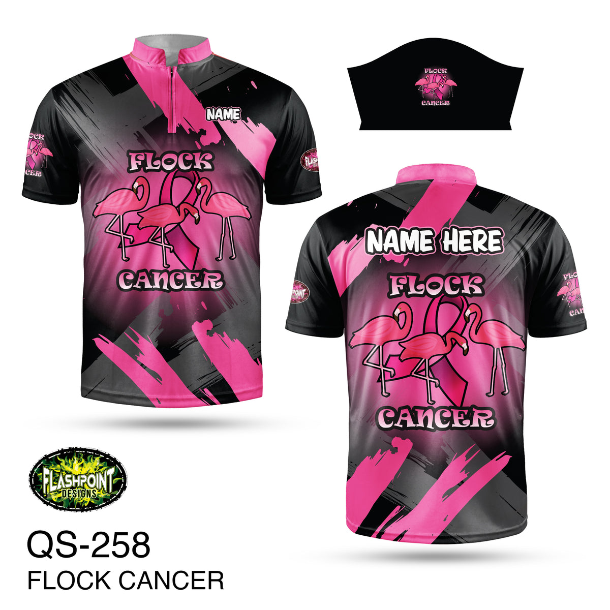 QS258 Flock Cancer - Personalized – FLASHPOINT DESIGNS