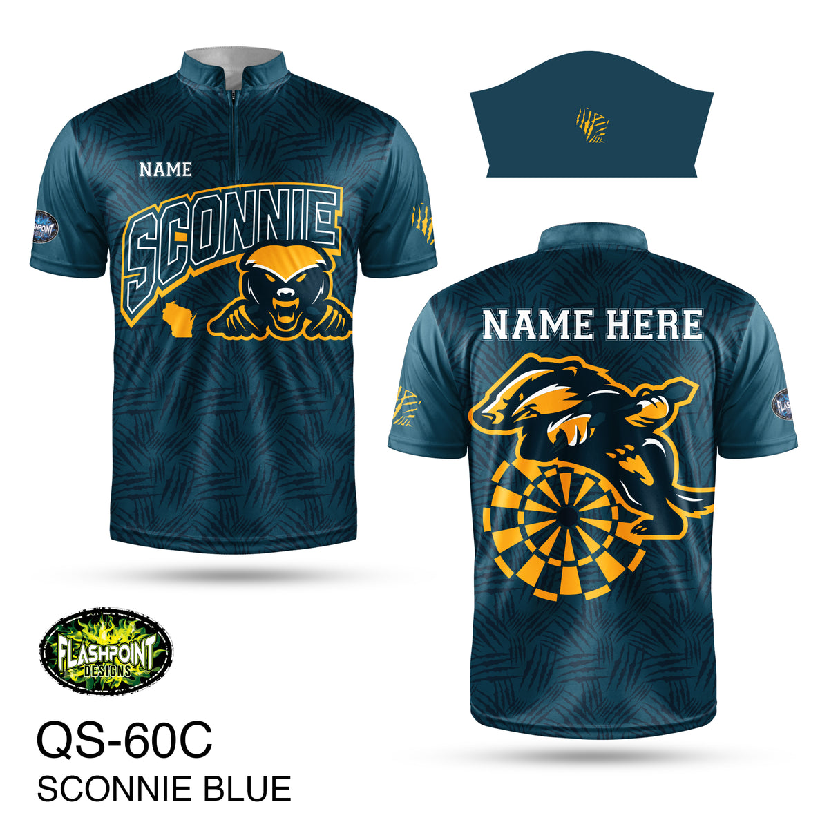 Sconnie - Blue Personalized – FLASHPOINT DESIGNS