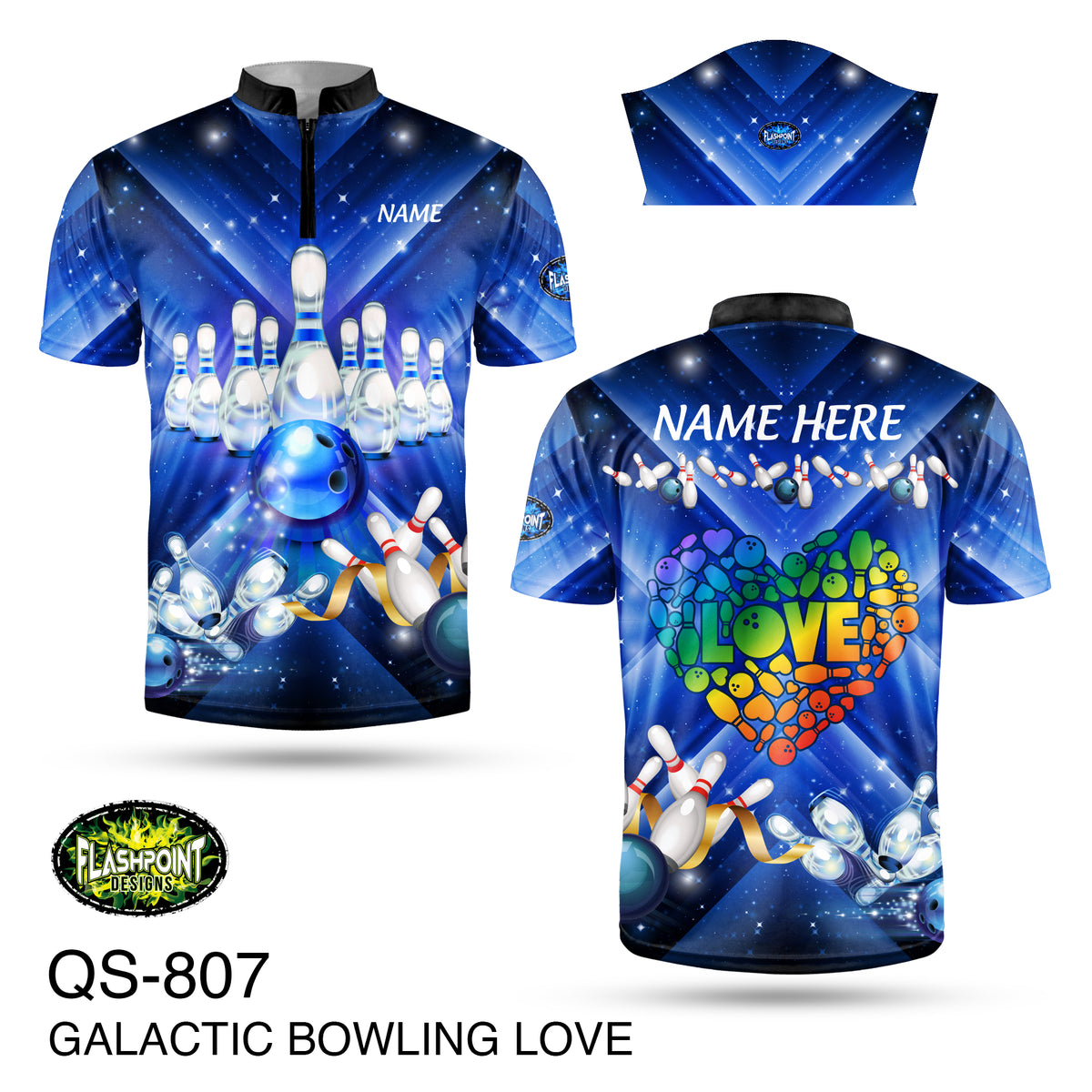 Galactic Bowling Love - Personalized – FLASHPOINT DESIGNS